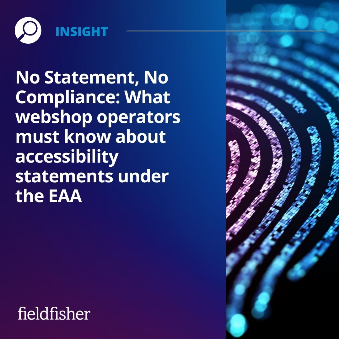 Accessibility statements under the EAA: key rules