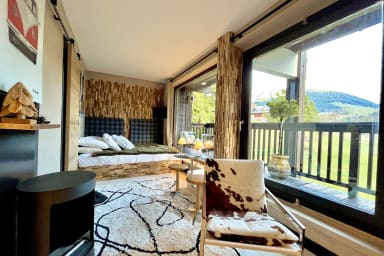 Bright Apartment With Balcony And Pool - Megève