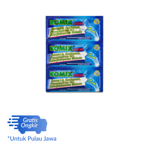 Komix OBH Sirup Obat Batuk Hitam 7 Ml - Alodokter Shop Komix OBH Sirup Obat Batuk Hitam 7 Ml - Alodokter Shop