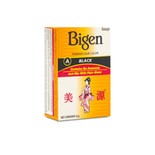 Bigen Powder Hair Dye Color Black 6 gr - Alodokter Shop