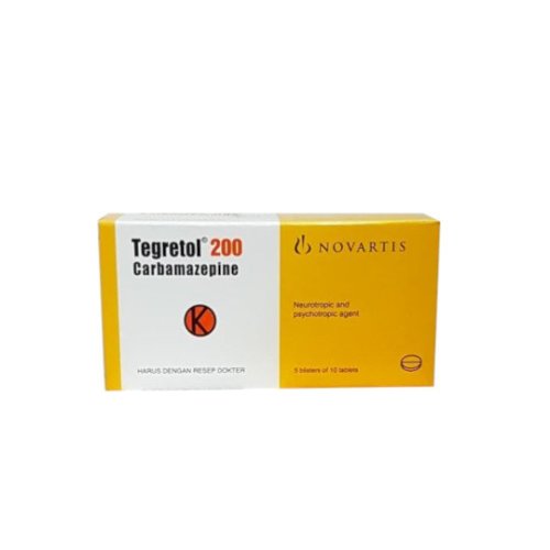 Tegretol 200 mg 10 Tablet - Manfaat, Kandungan, Dosis, dan Efek Samping