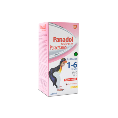 Panadol Anak-Anak Sirup 60 ml - Manfaat, Kandungan, Dosis, Efek Samping