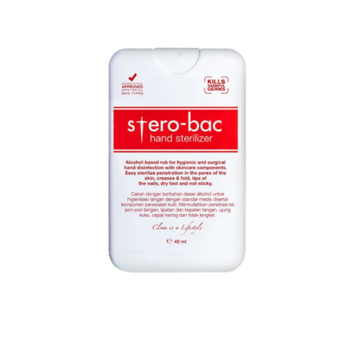 Stero-Bac Hand Sterilizer 40 Ml - Alodokter Shop