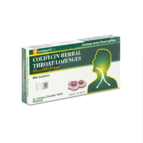 VitaHealth Coldycin Herbal Throat Lozenges 20 Tablet - Alodokter Shop