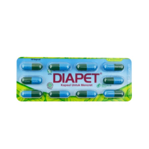 Diapet 10 Kapsul - Manfaat, Kandungan, Dosis, dan Efek Samping