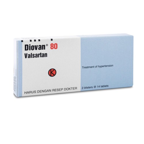 Diovan 80 mg 14 Tablet - Manfaat, Kandungan, Dosis, dan Efek Samping