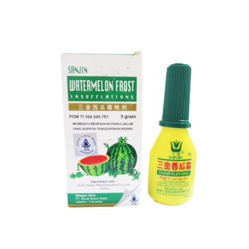 Sanjin Watermelon Frost Insufflations 3 gr - Manfaat, Kandungan, Dosis ...