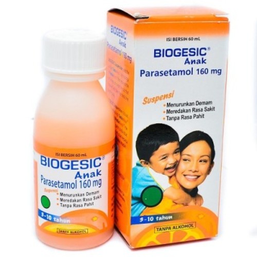 Biogesic Sirup Rasa Jeruk 60 ml - Manfaat, Kandungan, Dosis, dan Efek ...