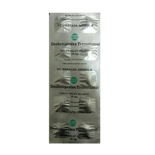 Dexketoprofen 25 mg 10 Tablet Pratapa - Manfaat, Kandungan, Dosis, dan ...