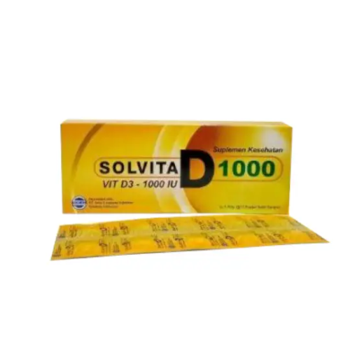 Solvita D 1000 IU 10 Tablet - Alodokter Shop