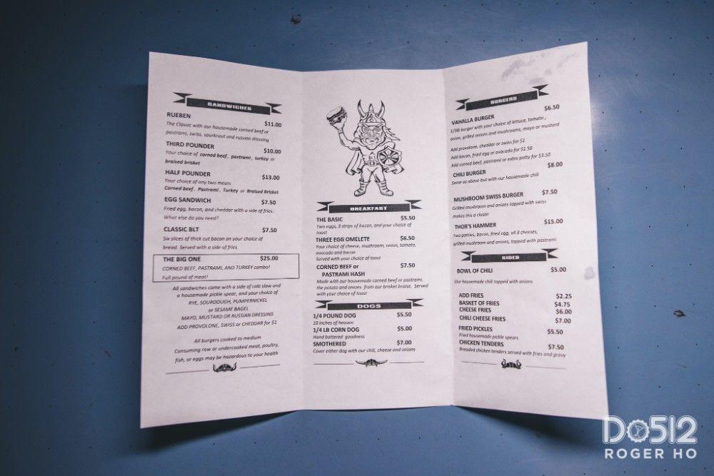 Valhalla is now Serving Food