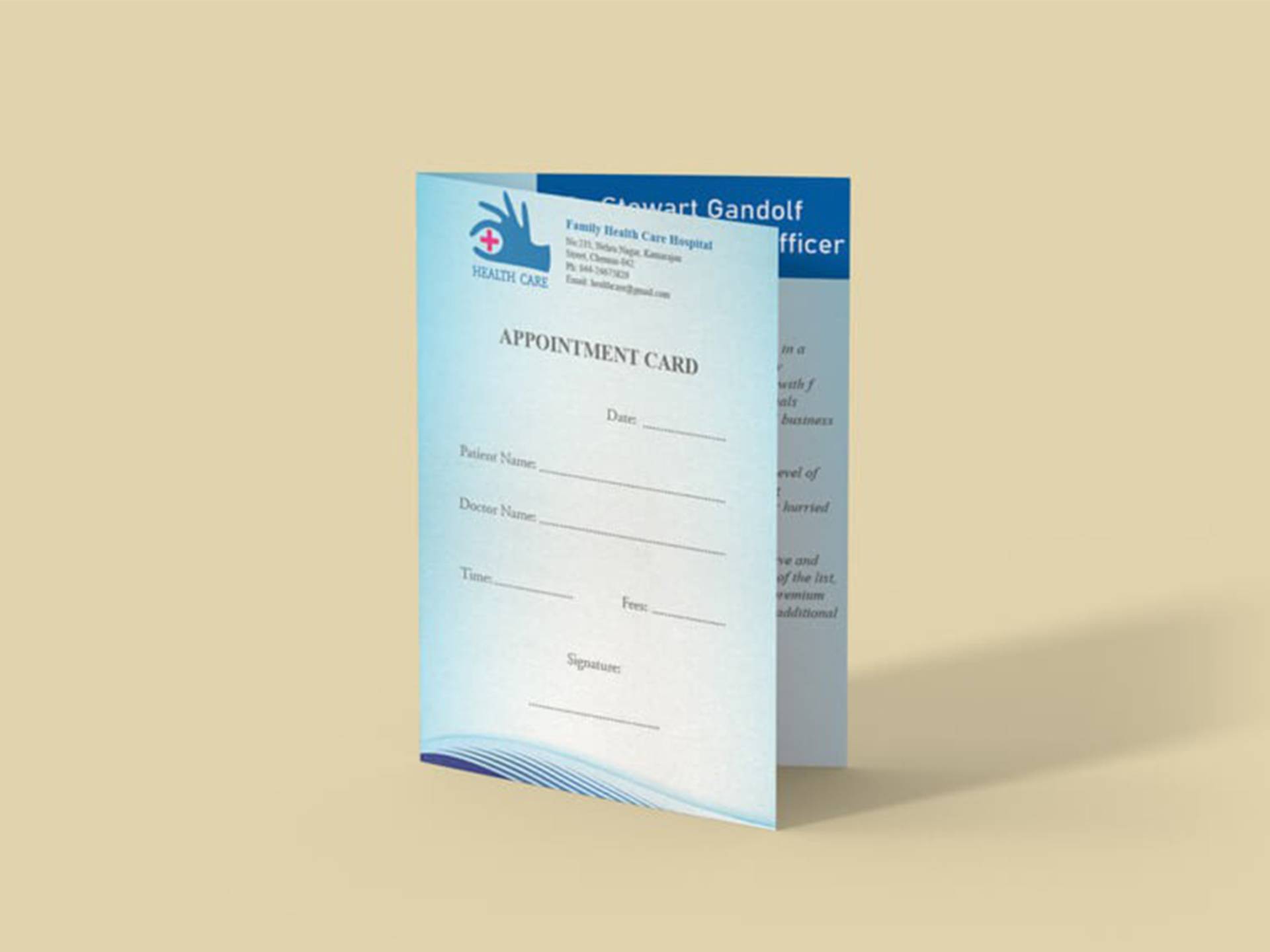 Patient Cards | Design Custom Cards Online | Printo