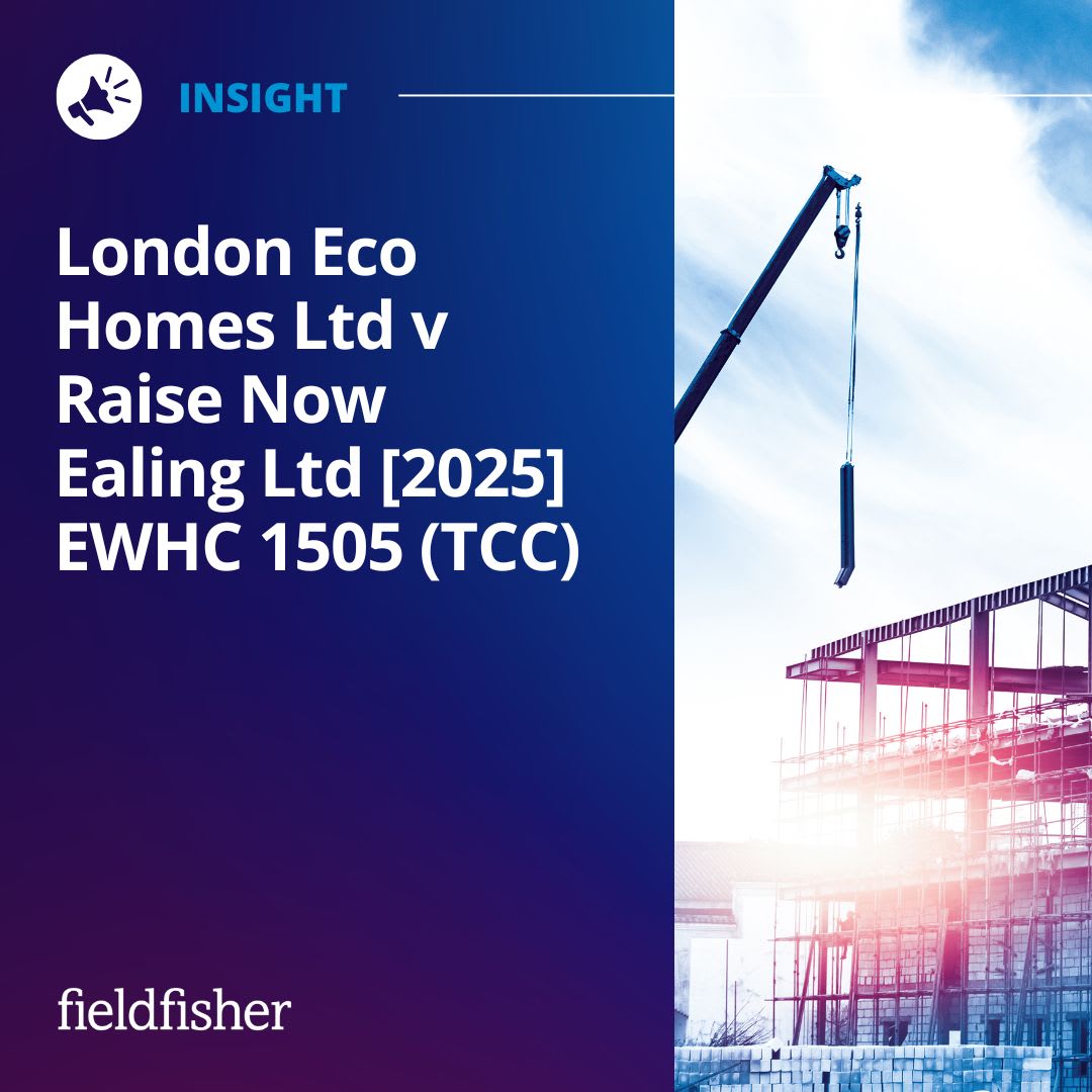 London Eco Homes Ltd v Raise Now Ealing Ltd [2025] EWHC 1505 (TCC ...