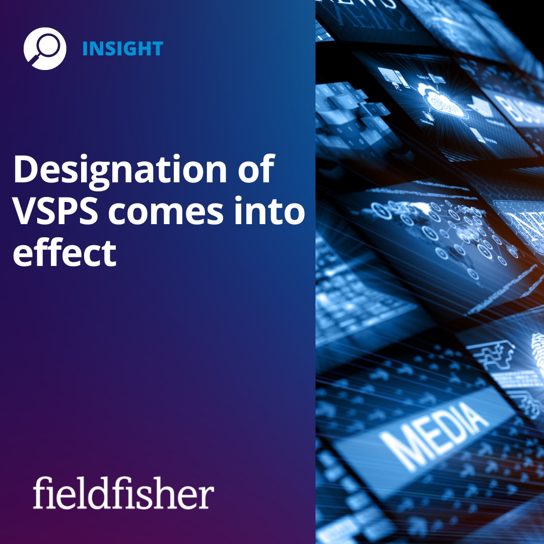 Designation of VSPS comes into effect