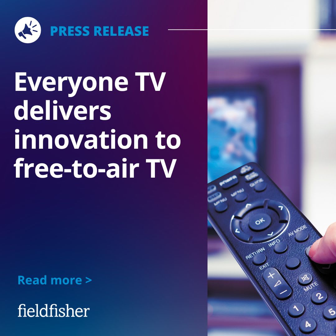 Fieldfisher acts for Everyone TV in development of brand new Freely TV ...