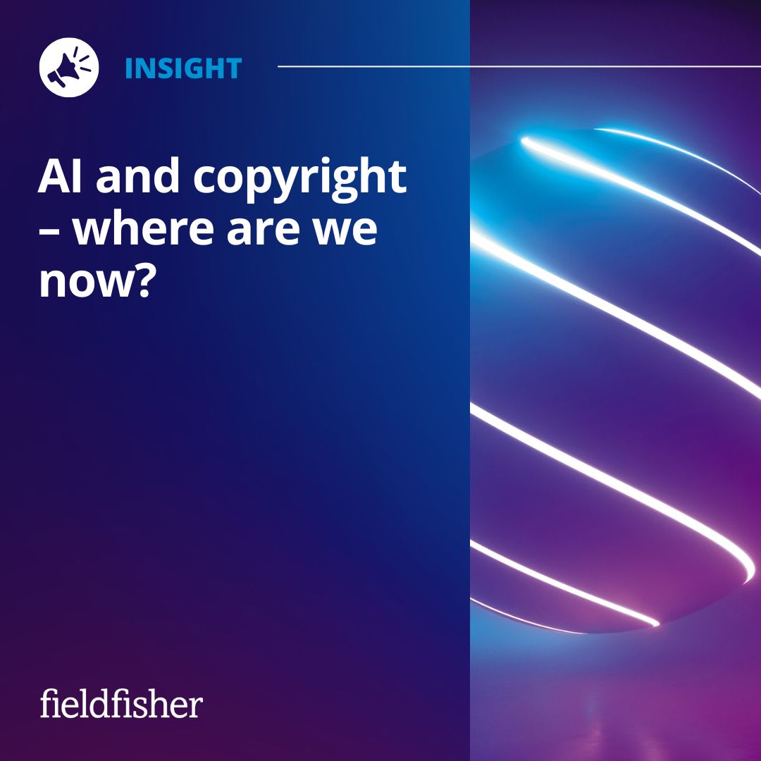 AI and copyright – where are we now?