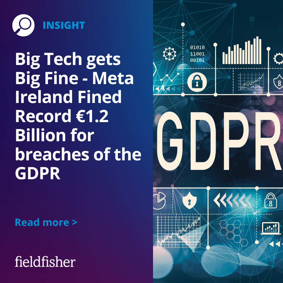 Big Tech gets Big Fine - Meta Ireland Fined Record €1.2 Billion for ...