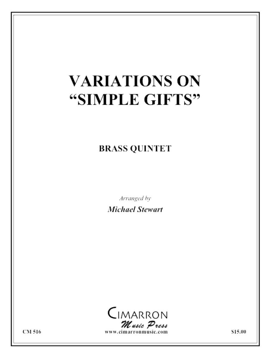 Variations on "Simple Gifts" | Notebutikken