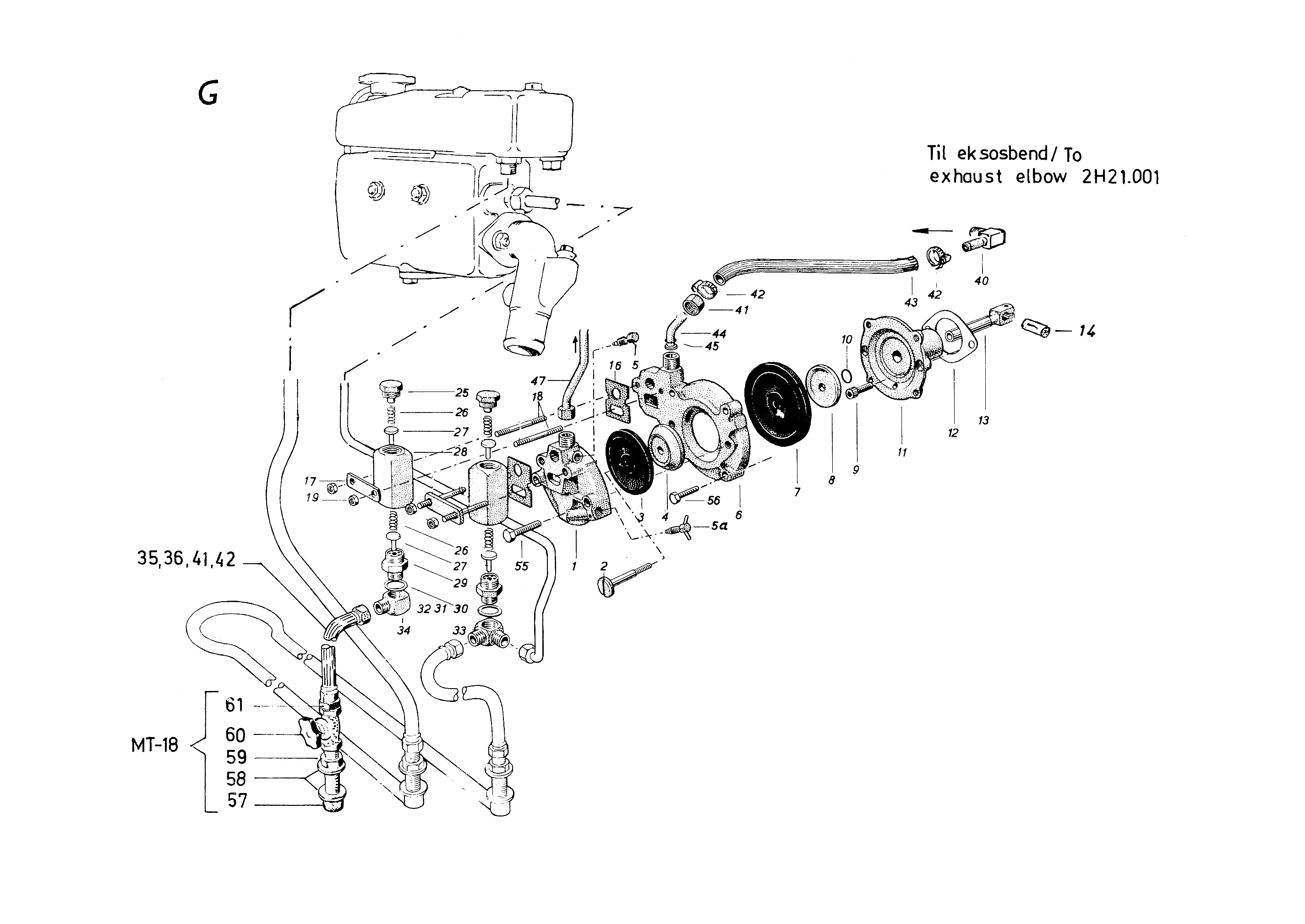 Sabb | KJØLEPUMPEHUS M/VANNVENTIL/ALBU | Sabb 2H | Frydenbø Industri