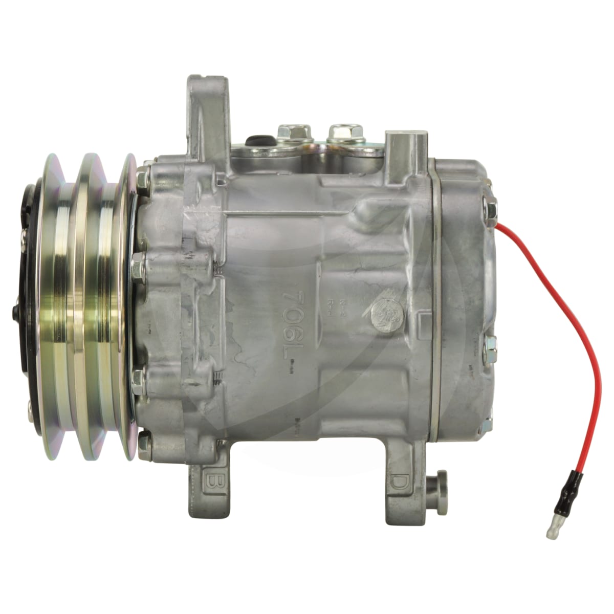 COMPRESSOR, SANDEN, SD7B10 A961, 12V, 2A, 100MM, PAD, LH SIDE, R134A