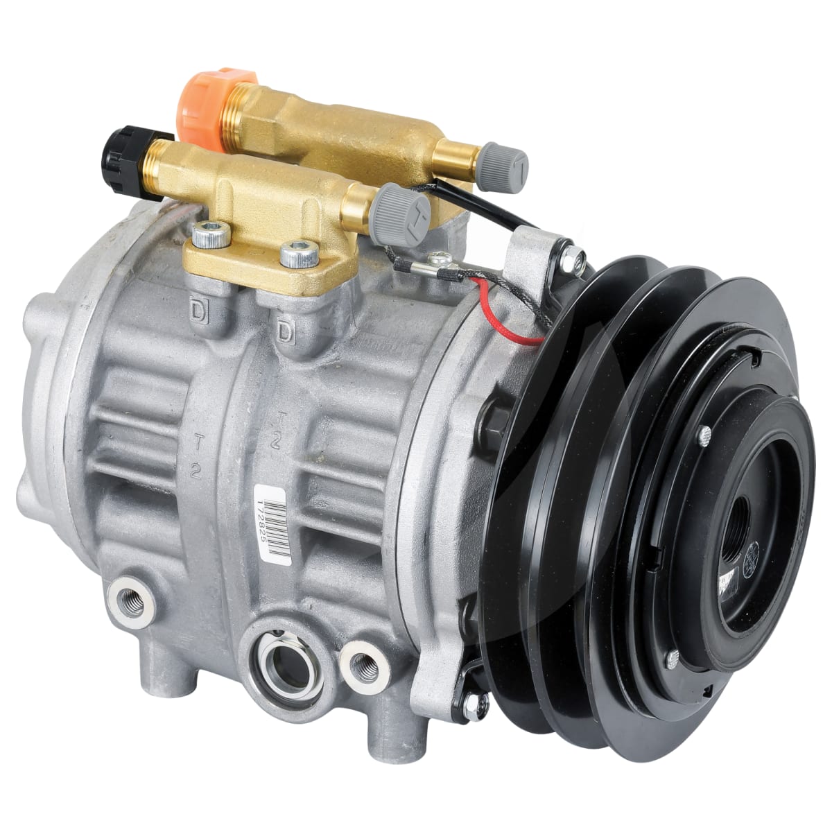 COMPRESSOR, TOYOTA COASTER BUS, DENSO, 10P30B, 24V, 2B, R134A