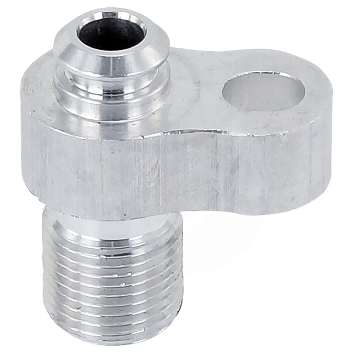 FITTING, COMPRESSOR, DENSO, #8 MIOR, R134A PAD, DISCHARGE, 15.33MM OD PAD