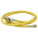 CHARGING HOSE, REFCO, R12, R134A, 1830MM, BALL VALVE, YELLOW