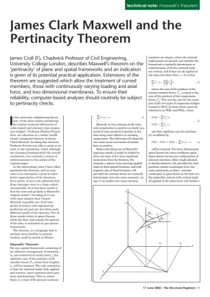 James Clark Maxwell and the Pertinacity Theorem - The Institution of ...