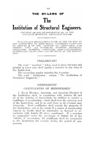 The by-laws of the Institution of Structural Engineers - The ...