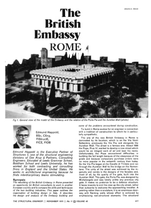 The British Embassy Rome - The Institution of Structural Engineers