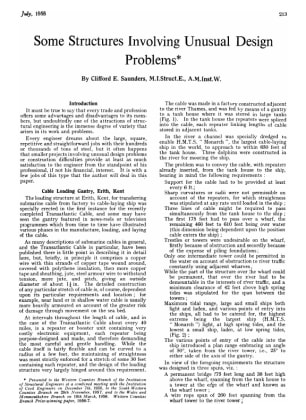 Some Structures Involving Unusual Design Problems - The Institution of ...