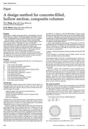 A Design Method for Concrete-Filled, Hollow Section, Composite Columns ...