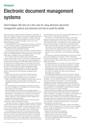 Electronic document management systems - The Institution of Structural ...