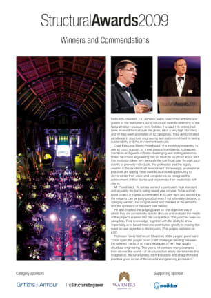 Structural Awards 2009: Winners and Commendations - The Institution of ...