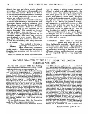 Waivers Granted by the L.C.C. Under the London Building Act, 1930 - The ...