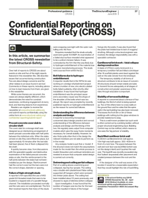 Confidential Reporting on Structural Safety (CROSS) - The Institution ...