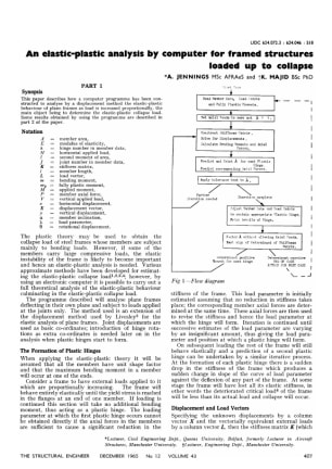 An Elastic-plastic Analysis by Computer for Framed Structures Loaded up ...