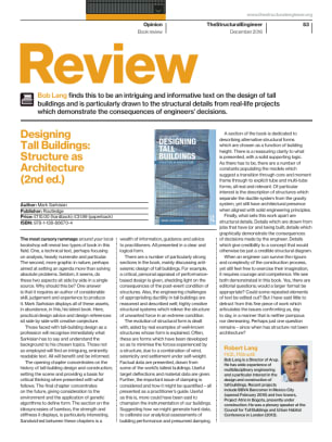Book review: Designing tall buildings: Structure as architecture (2nd ...