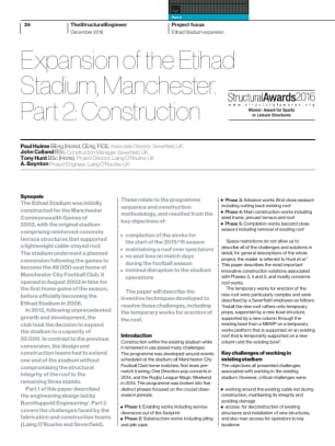 Expansion of the Etihad Stadium, Manchester. Part 2: Construction - The ...