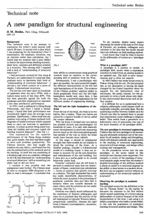 A New Paradigm for Structural Engineering - The Institution of ...
