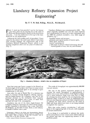 Llandarcy Refinery Expansion Project Engineering - The Institution of ...