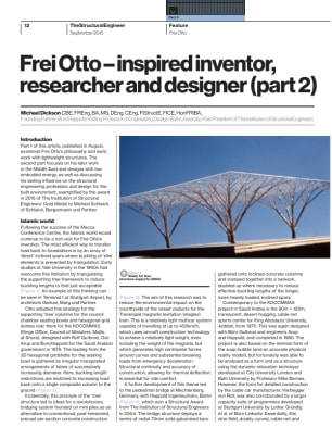 Frei Otto – inspired inventor, researcher and designer (part 2) - The ...