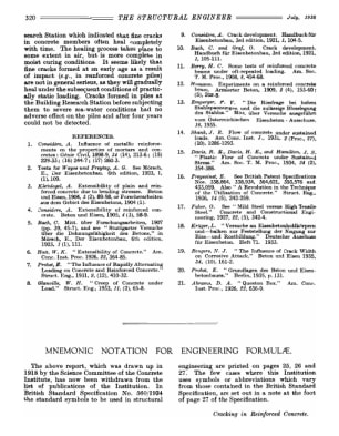 Mnemonic Notation for Engineering Formulae. Cracking in Reinforced ...