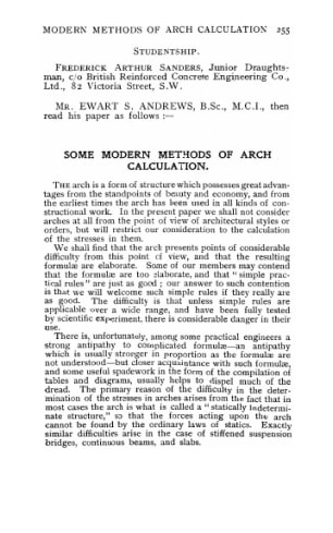 Some modern methods of arch calculation - The Institution of Structural ...