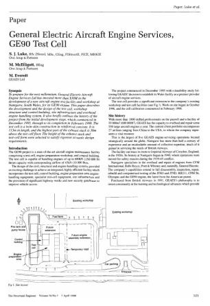 General Electric Aircraft Engine Services, GE90 Test Cell - The ...