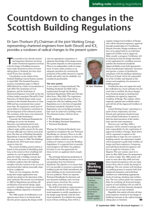 Countdown to changes in the Scottish Building Regulations - The ...