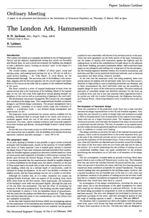 The London Ark, Hammersmith - The Institution of Structural Engineers