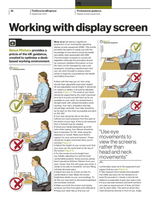 Working with display screen equipment - The Institution of Structural ...