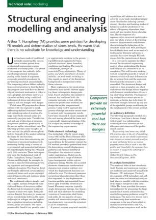 Structural engineering modelling and analysis - The Institution of ...