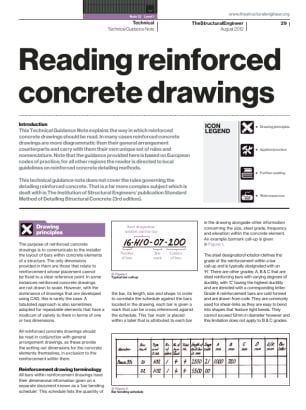 Technical Guidance Note (Level 1, No. 12): Reading reinforced concrete ...